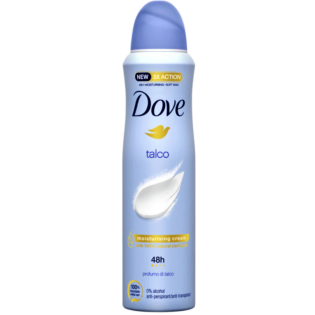 DOVE DEO SPRAY TALCO 150 ml (Art.N 2251) - Italian Market