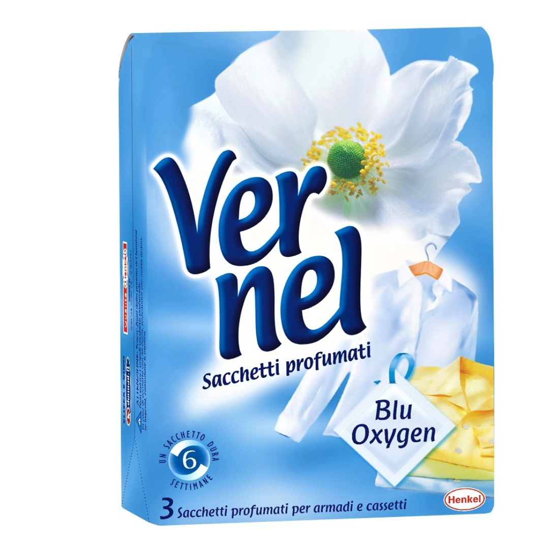 VERNEL MIRISNE VREĆICE ZA ORMARE BLUE OXYGEN X 3 (ART.N 2690) - Italian ...