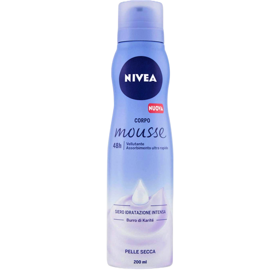 NIVEA KREMA ZA TIJELO MOUSSE BURRO DI KARITE 200 ml (Art.N 999 ...