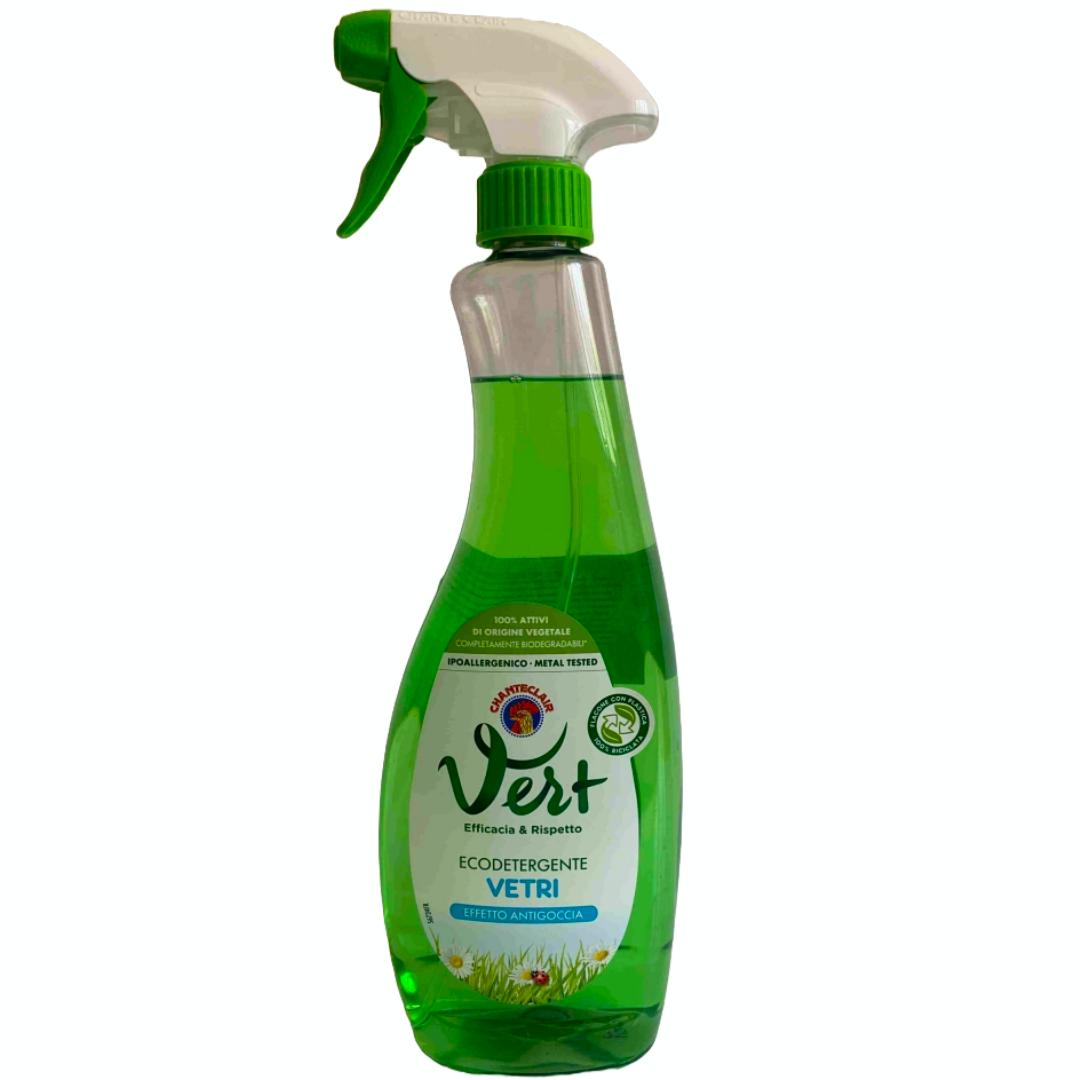 CHANTECLAIR VERT ECODETERGENTE VETRI 625 ml (Art.N 2716) - Italian Market