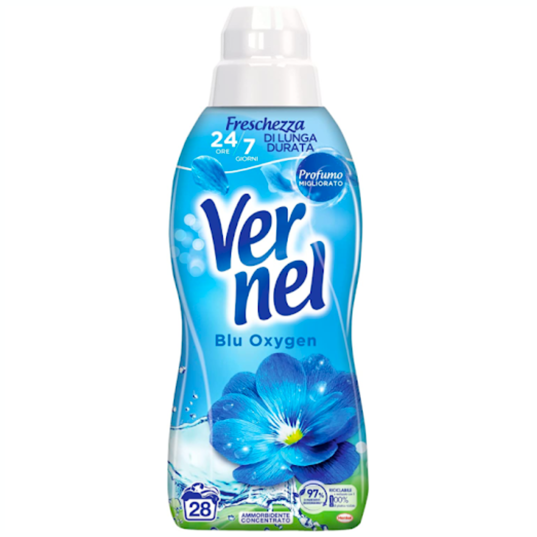 VERNEL OMEKŠIVAČ KONCENTRAT BLUE OXYGEN 700 ml 28 PRANJA (Art.N 9 ...