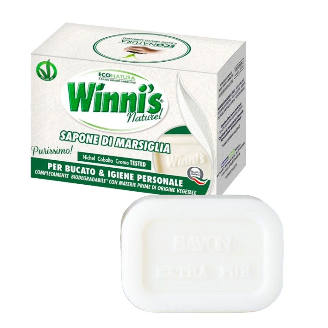 WINNIS SAPUN DI MARSIGLIA PRIRODNI BIJELI KABAŠ ZA TIJELO I VEŠ 250 gr ...